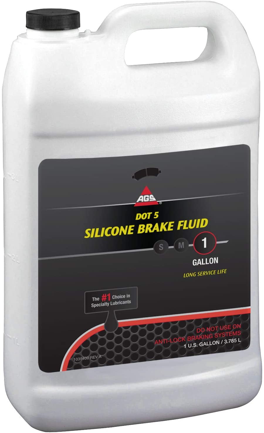 AGS Silicone DOT 5 High Temperature Brake Fluid, Reduces Brake System ...