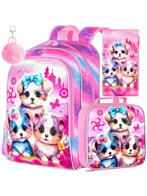 X Xhtang Female Roomy Capacity Waterproof Nylon Backpack with Lunch Bag ...