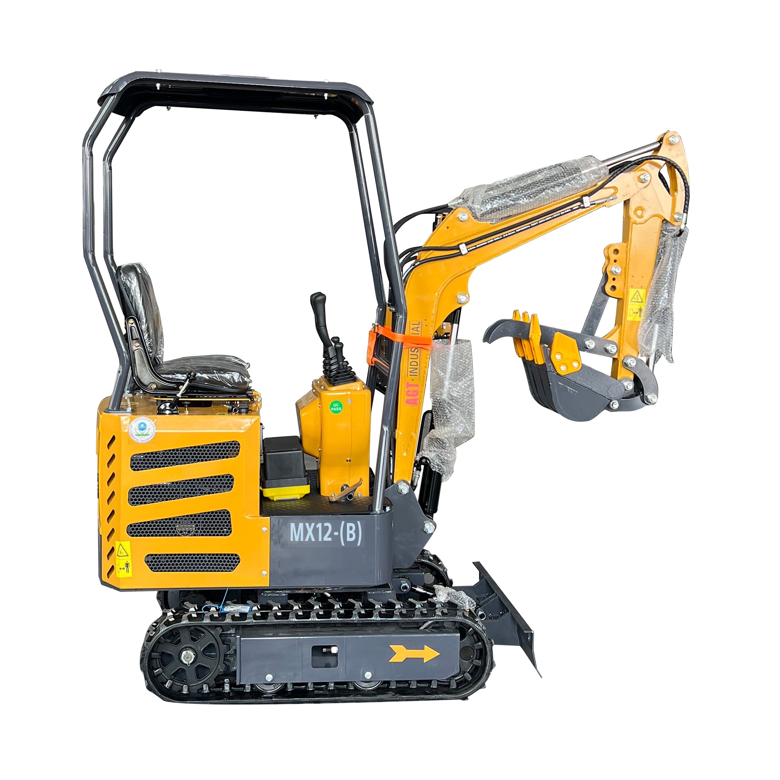 AGT 1 Ton B&S Engine Mini Excavator, Fully Assembled | MX12-B - Walmart.com