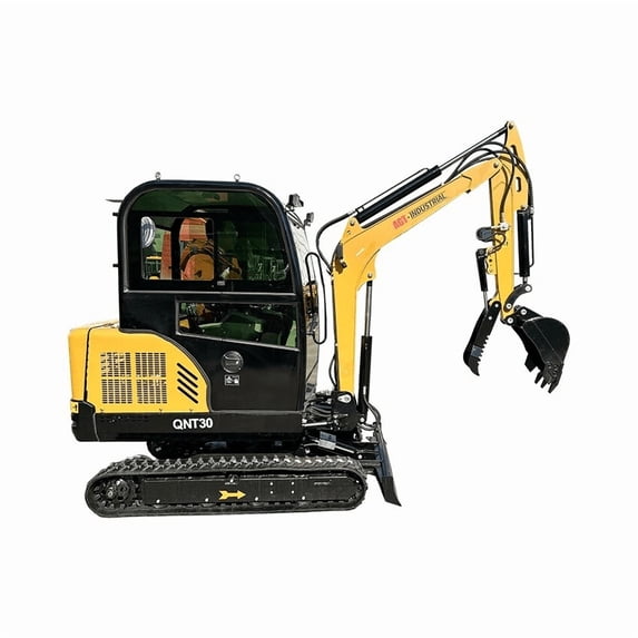 AGT 2.5ton Mini Excavator Digger Tracked Crawler Kubota Diesel Engine ...