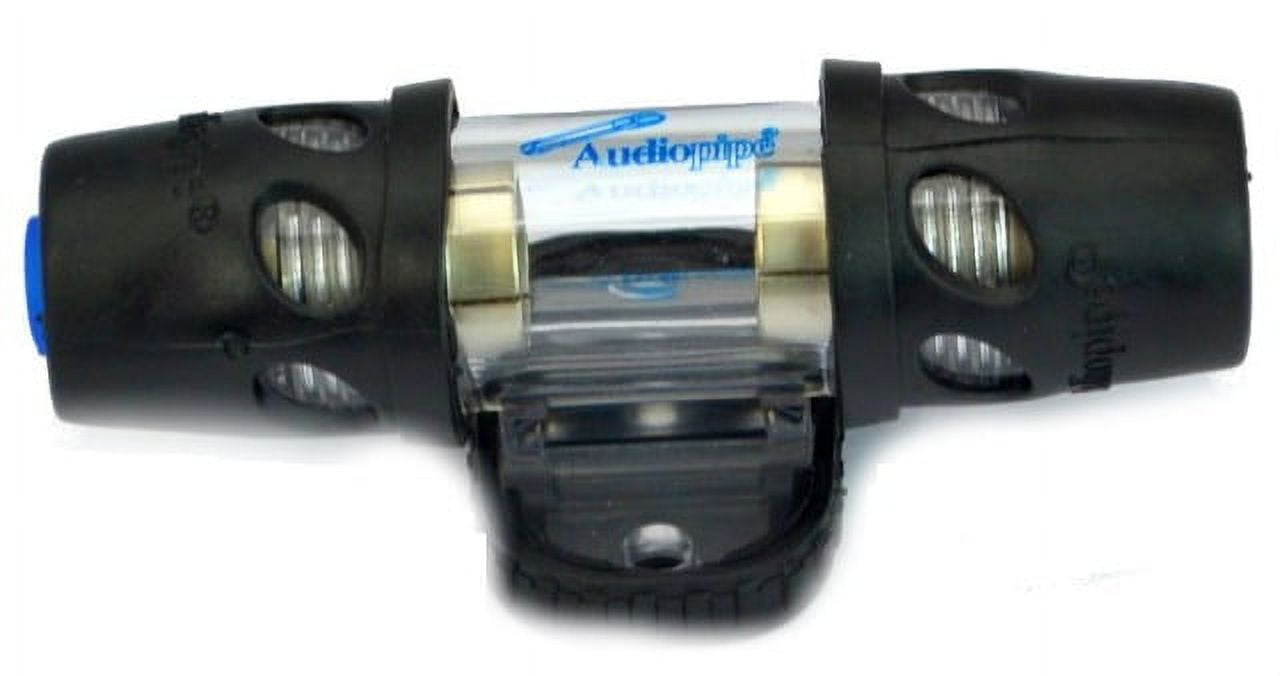 Audiopipe AGU Glass Style Fuse Holder for 4 GA and 8 GA Car Audio ...
