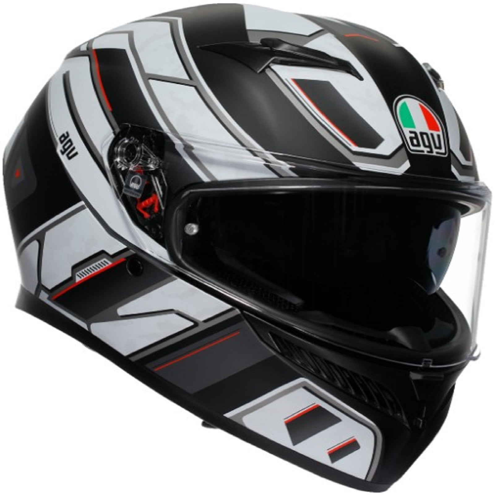 AGV K3 Rivia Black and White Helmet | Large - Walmart.com
