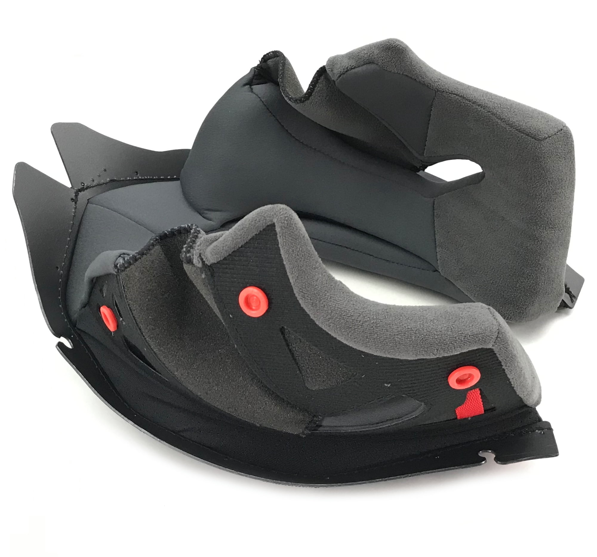 AGV K6 Helmet Neck Roll & Cheek Pads Black MD/SM - Walmart.com