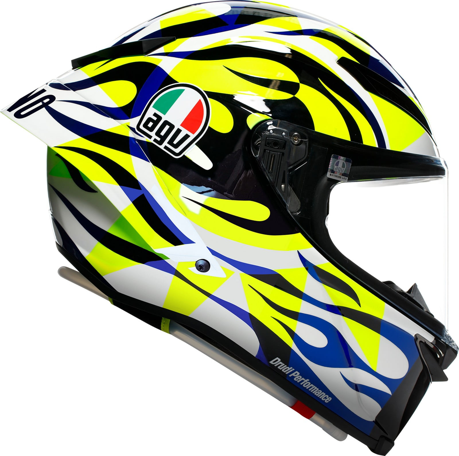AGV Pista GP RR Valentino Rossi Soleluna 2023 Motorcycle Helmet Hi-Viz ...