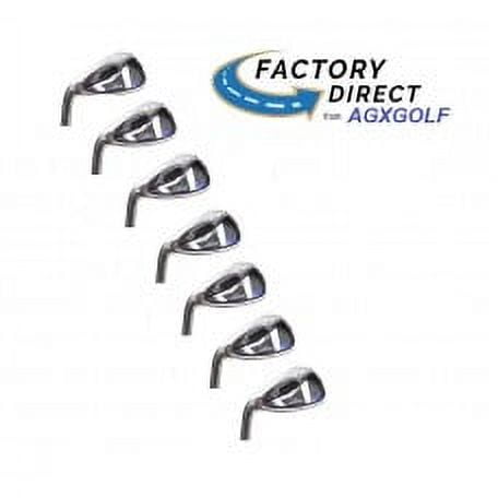 AGXGOLF Men's XS TOUR Edition Stainless Steel Irons Set; Stiff Flex ...