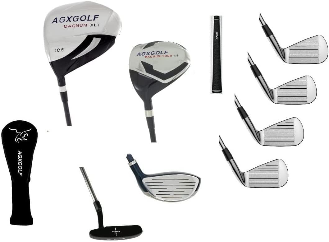 AGXGOLF Mens Left Hand Tour EX Edition Golf Club Set wOverSize 460cc ...