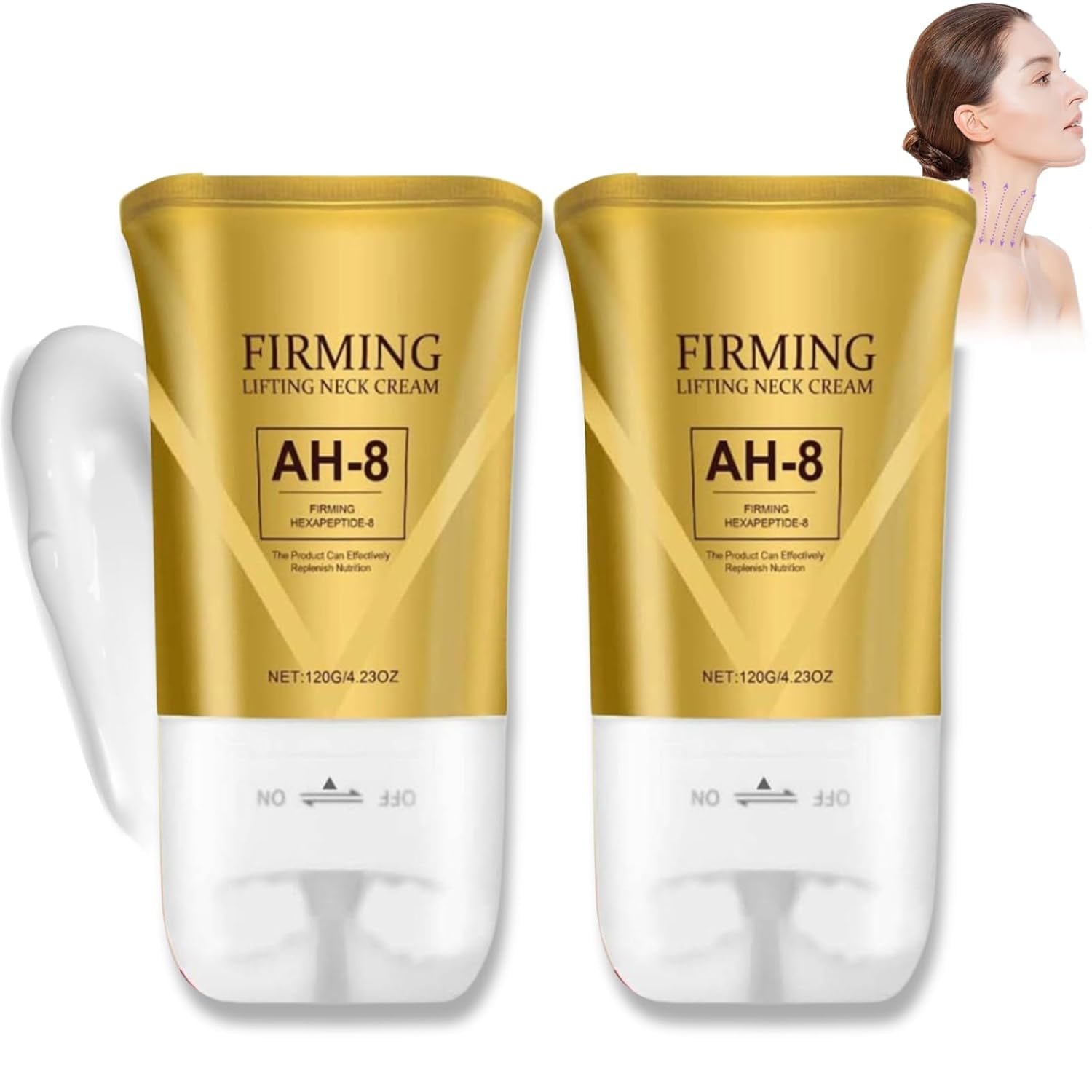 AH-8 Firming Neck Cream 2 PCS, Neck and Cleavage Cream for Skin ...