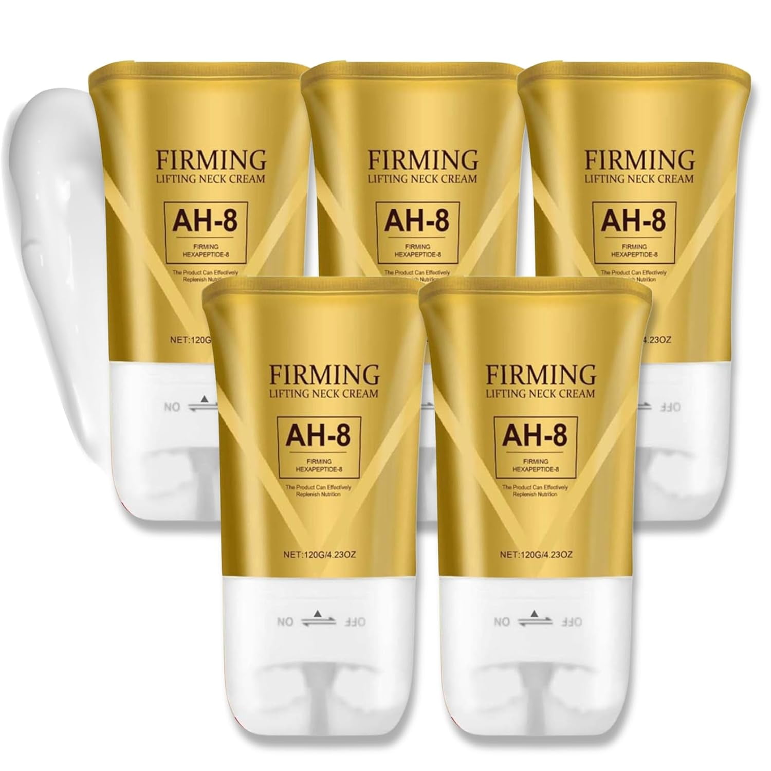 AH-8 Firming Neck Cream,AH-8 Neck Firming Roller Creams for Crepey Skin ...