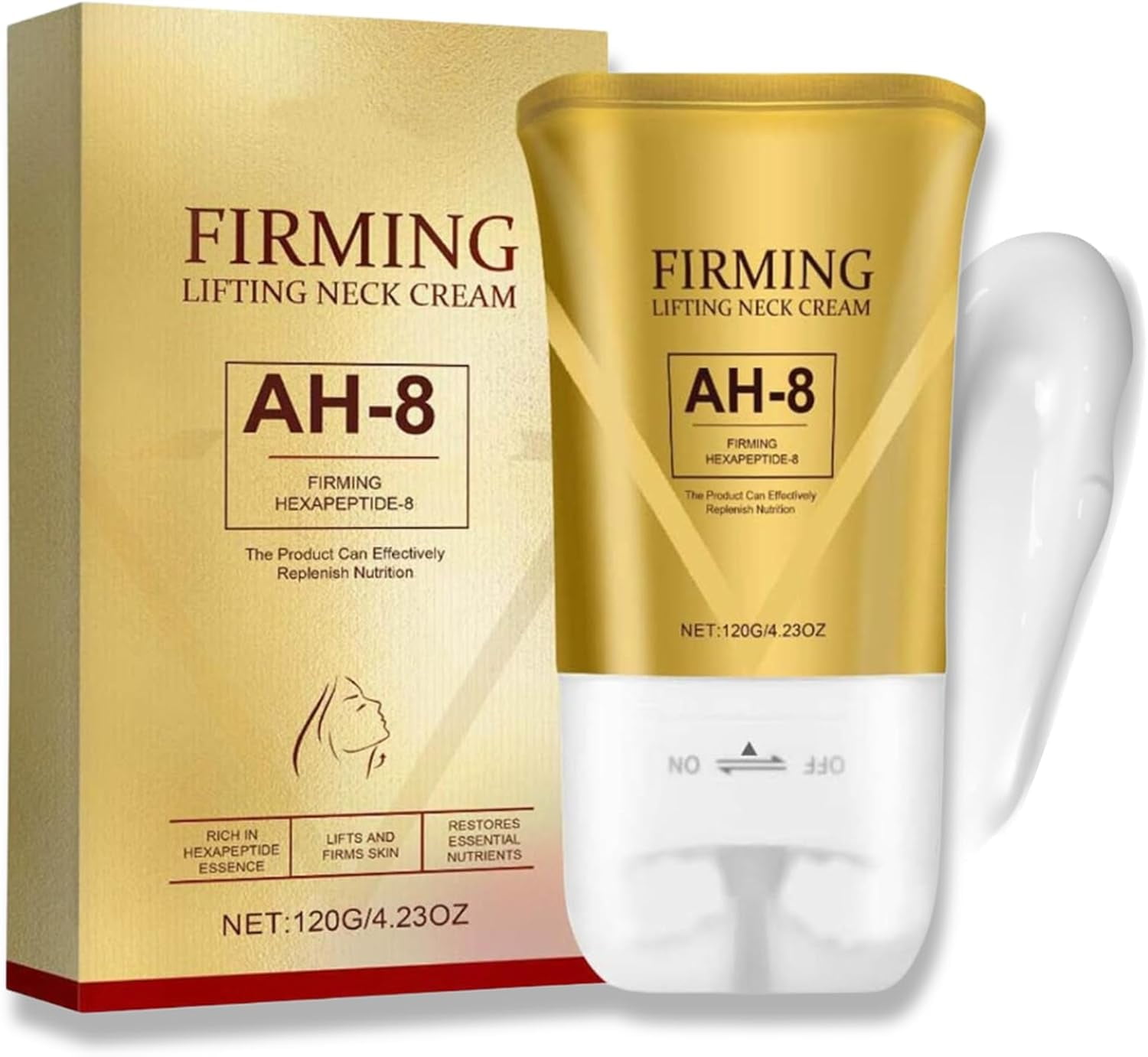 AH-8 Firming Neck Cream, Neck Firming Cream Contains Hexapeptide, Neck ...