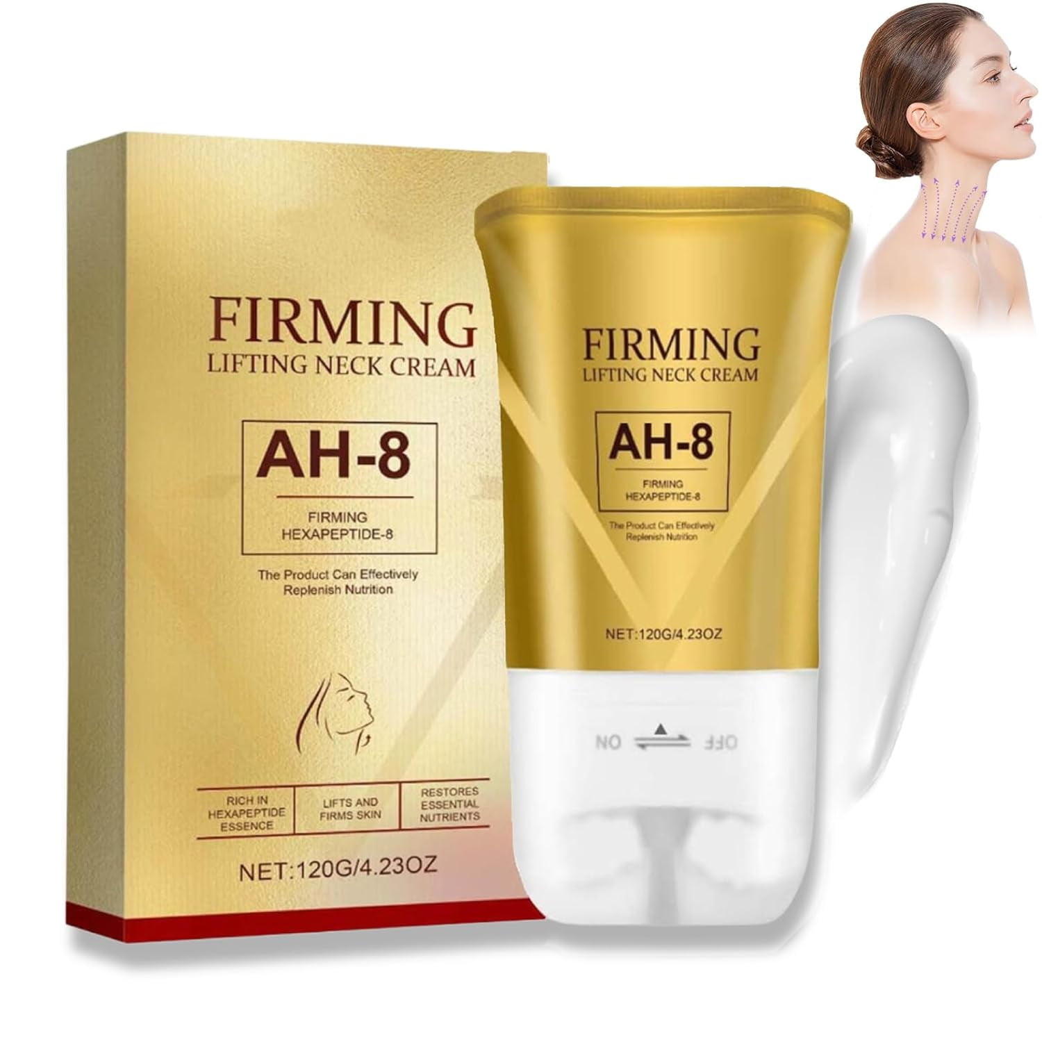 AH-8 Firming Neck Cream, Neck and Cleavage Cream for Skin, Firming Neck ...