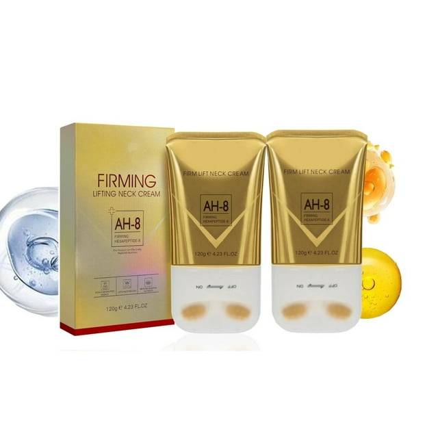 AH-8 Lift and Firming Cream, 2pcs Firming Lifting Neck Cream with Hexapeptide-8, Anti-Aging ...