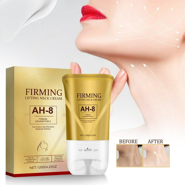 AH-8 Neck Firming Moisturizer - Lifting, Smoothing & Wrinkle-Reducing Cream, 4.23 oz - Walmart.com