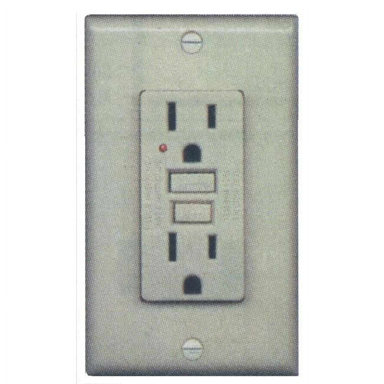 AH Lighting GFCI15LW Gfci Receptacle Outlet with LED-15-W, White - 15A ...