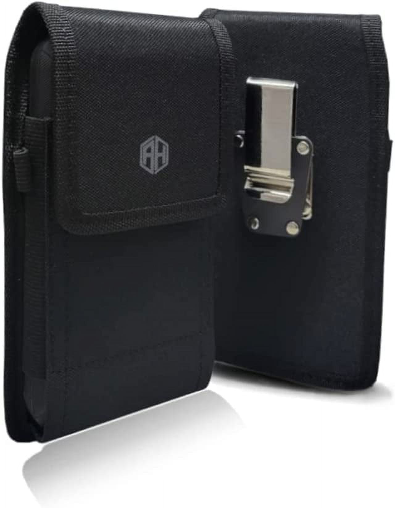 AH Premium Phone Holster: Rotating Nylon Canvas for Android, iPhone XR ...