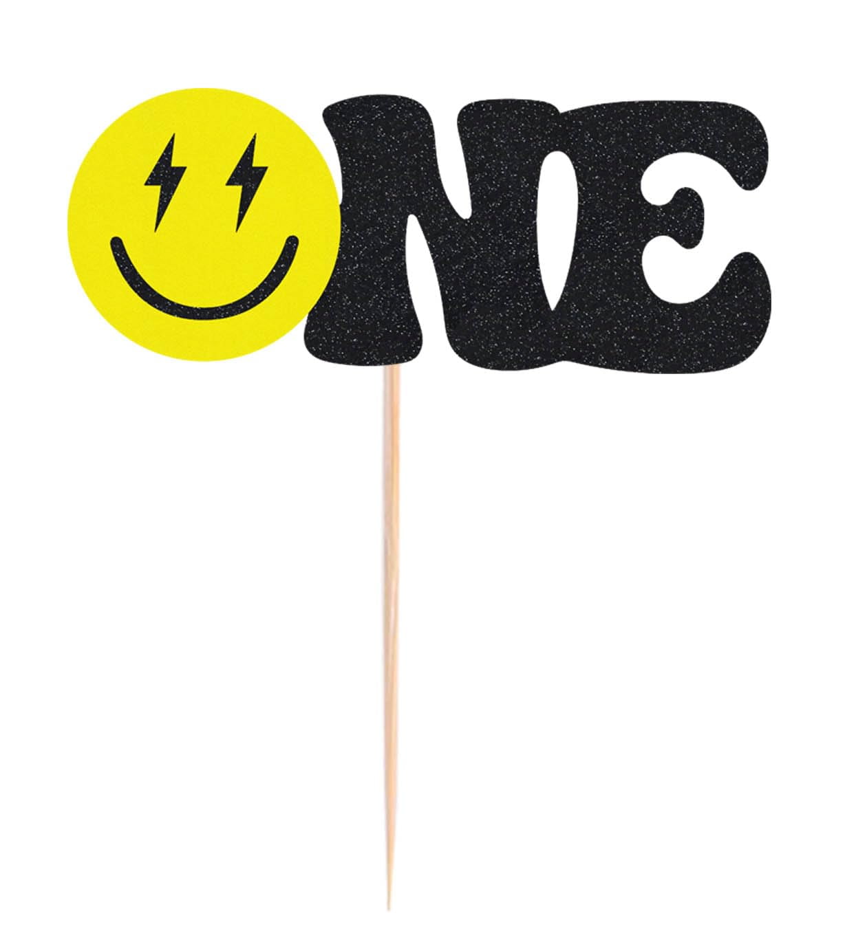 AHAORAY Happy Dude Cake Topper - TVS1 Smiley Face Birthday Party ...