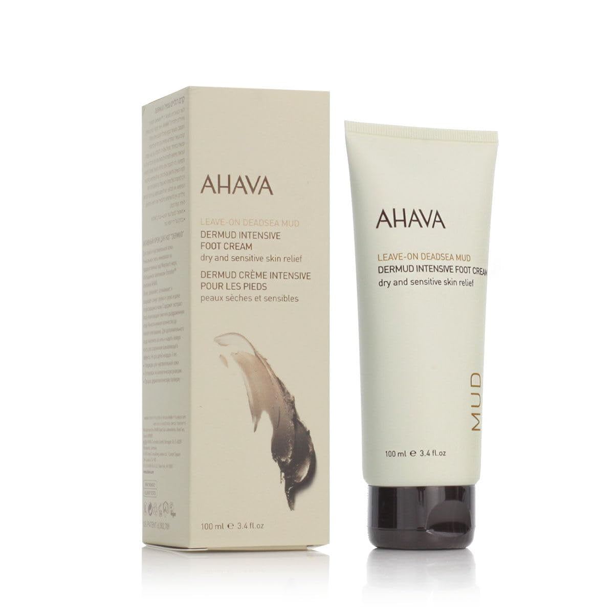 AHAVA Dermud Intensive Foot Cream - Intensely Hydrates Moisturizes and ...