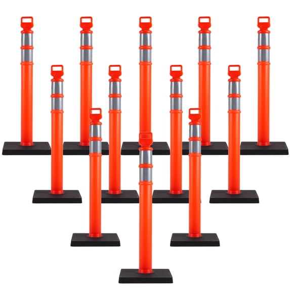 AHB 12 Pack Delineator Post Set, 45
