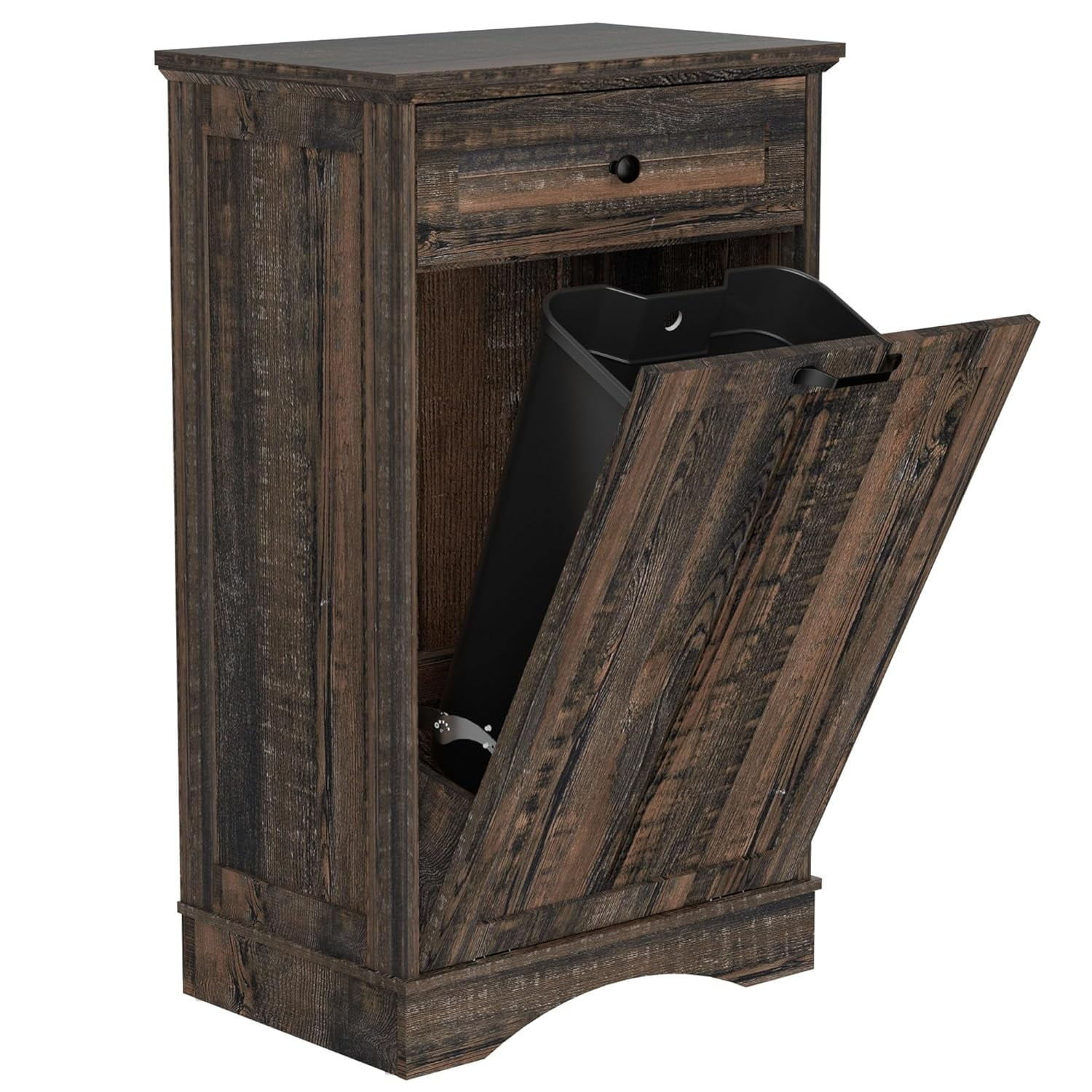 AHB 13 Gallons Tilt Out Trash Cabinet Free Standing Kitchen Trash ...