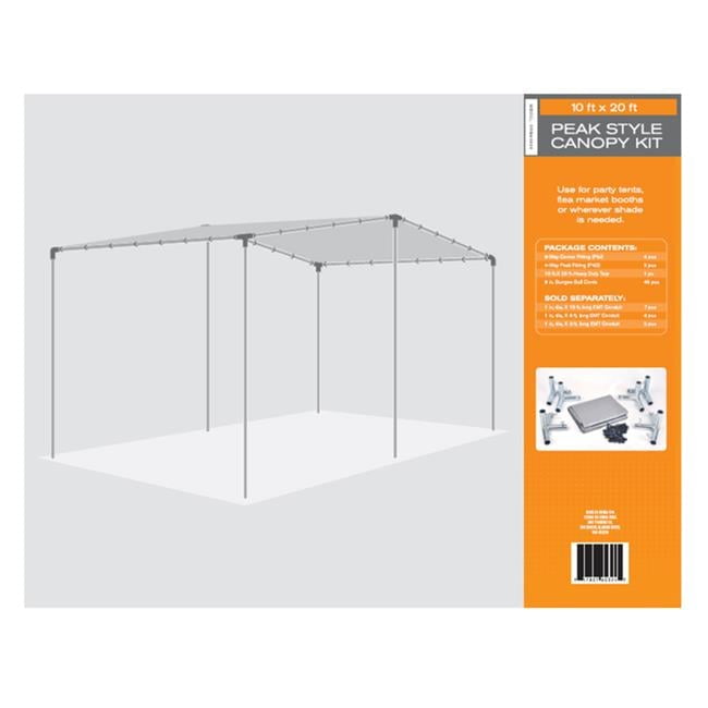 AHC 10 x 20 ft. Heavy Duty Carport Canopy Tarp Silver - Walmart.com