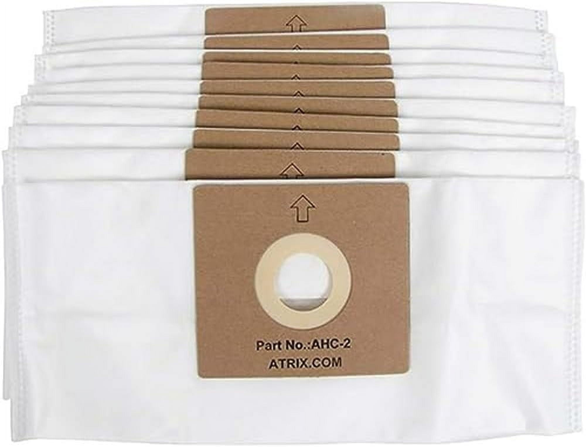 AHC-2 Replacement HEPA Filter Bags for AHC-1 Turbo Red Vacuum Cleaner - 10-Pack High-Quality ...