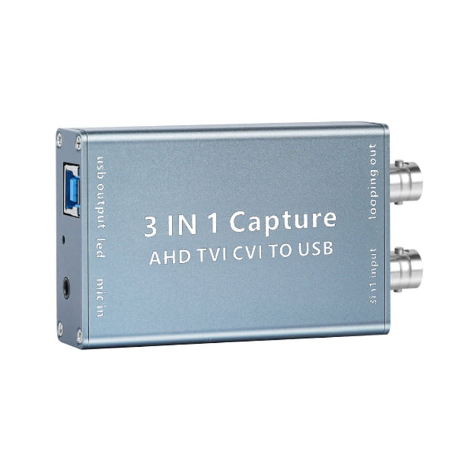 AHD Video Capture Card TVI CVI to USB 3.0 Video Card 1080P 60fps Video ...