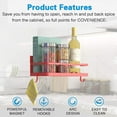 AHGLOP-Magnetic Spice Rack, Strong Magnetic Shelf with 2 Removable ...
