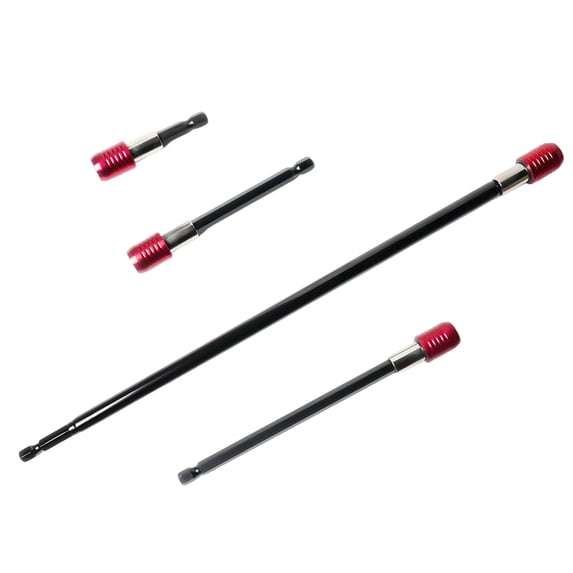 AHGQT 4 Pcs Magnetic Drill Bit Extension Set, 1/4’’ Hex CR-V Steel ...