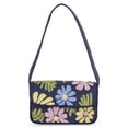 AHGQT Handmade Beaded Flower Shoulder Bag, Premium Soft Textured ...