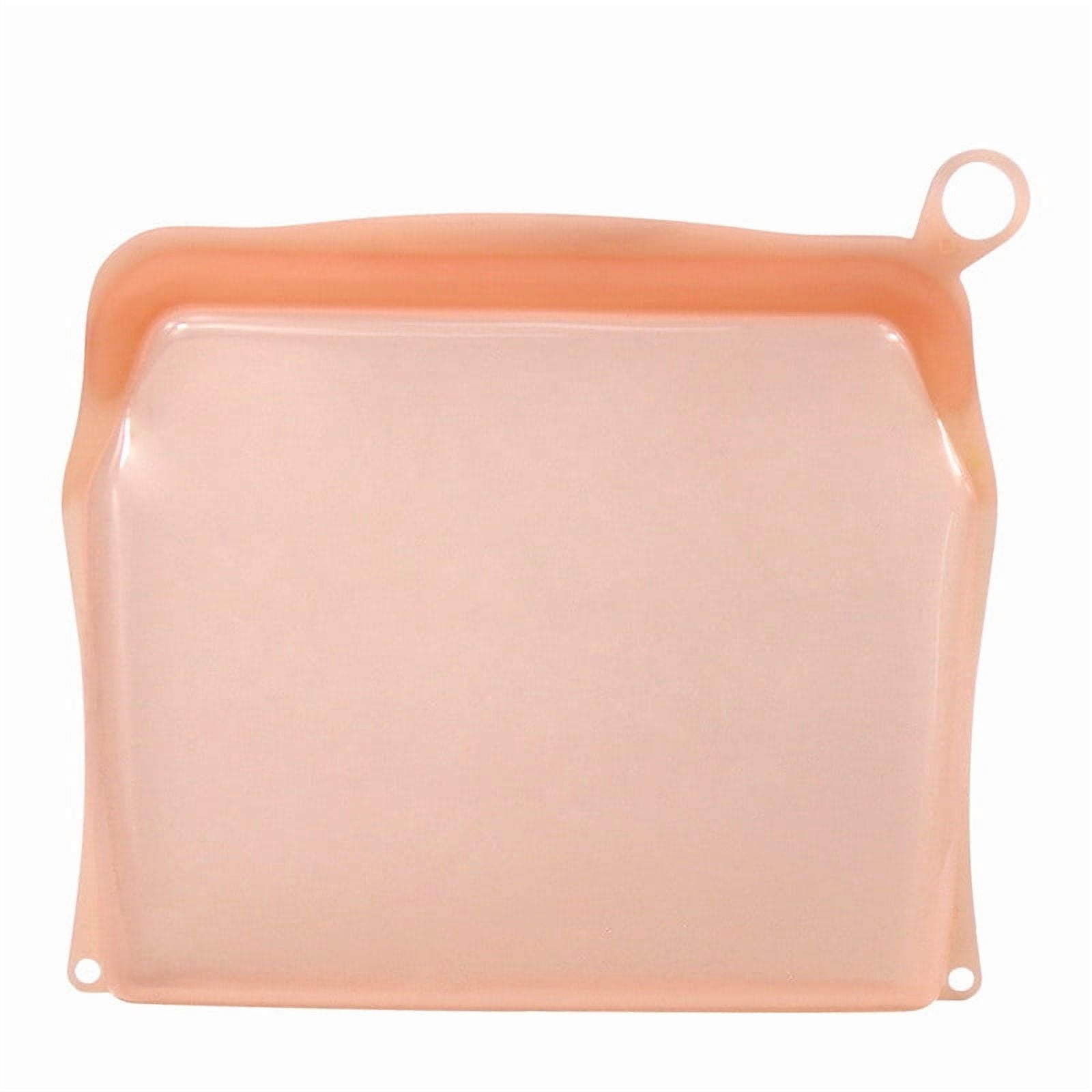 AHGQT Reusable Silicone Food Storage Bags, Sandwich Snack Bags ...