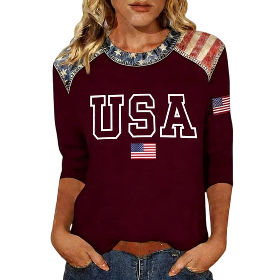 AHMOMEI 1776-2026 We the People 250 Years Of Freedom Shirt Raglan 3/4 ...