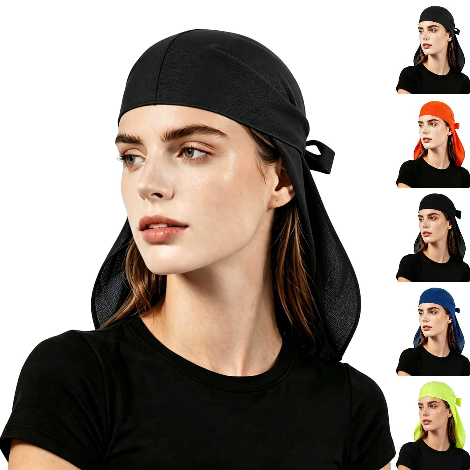 AHMOMEI Breathable Mesh Do Rag Skull Cap, Quick-Dry Head Wrap for Men ...
