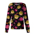 AHMOMEI Cartoon Animal Print Womens Scrub Jacket S-5XL Plus Size Nurses ...