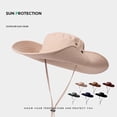 AHMOMEI UPF 50+ Wide Brim Sun Hat with Chin Strap, Quick-Dry Breathable ...