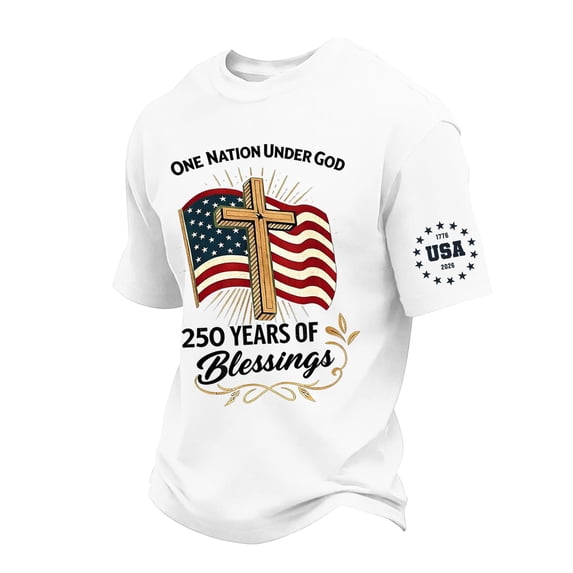 AHMOMEI We the People 1776-2026 Mens Shirts 250 Anniversary USA Mens ...