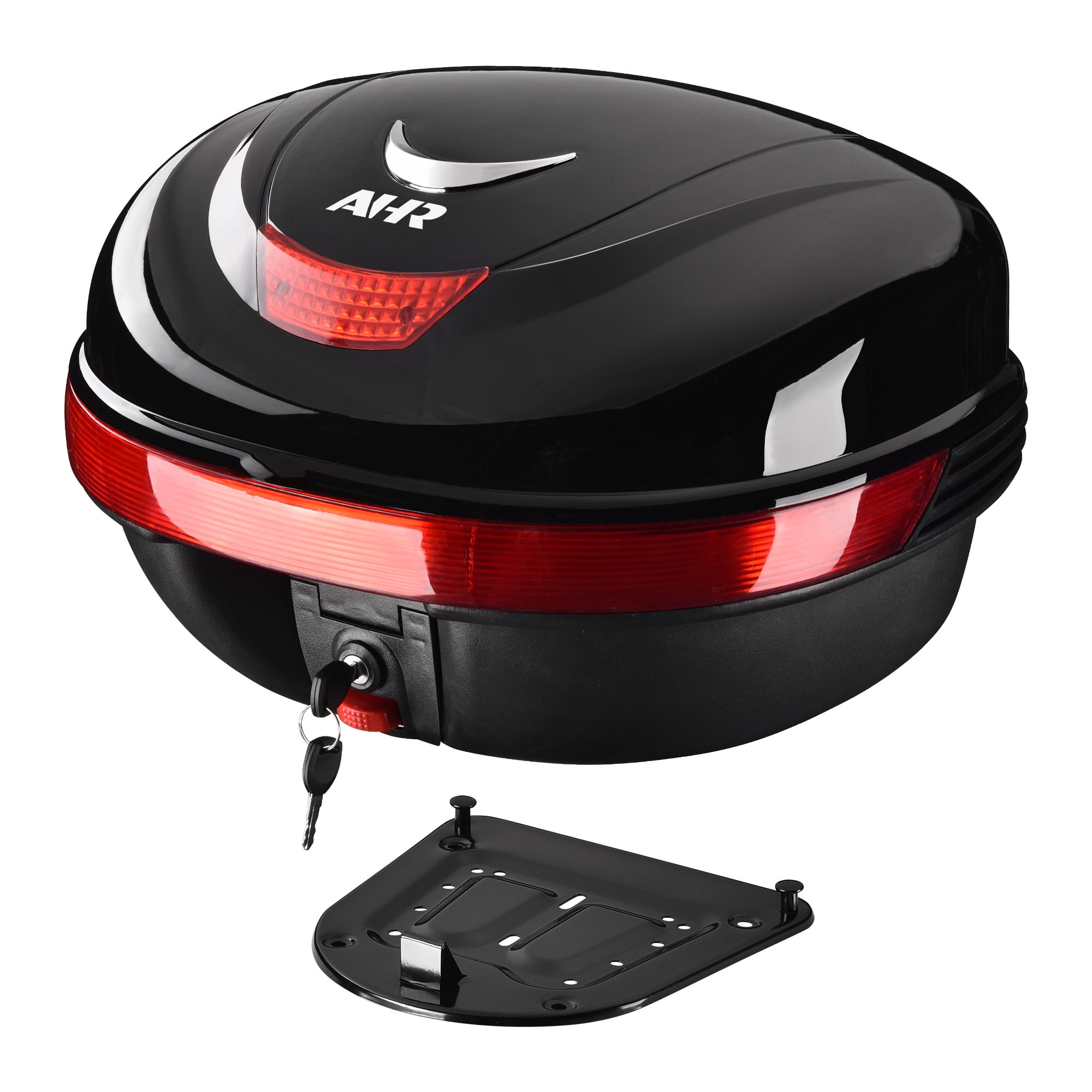 AHR 35L Motorcycle Tour Tail Box Scooter Trunk Storage Lock Carrier ...