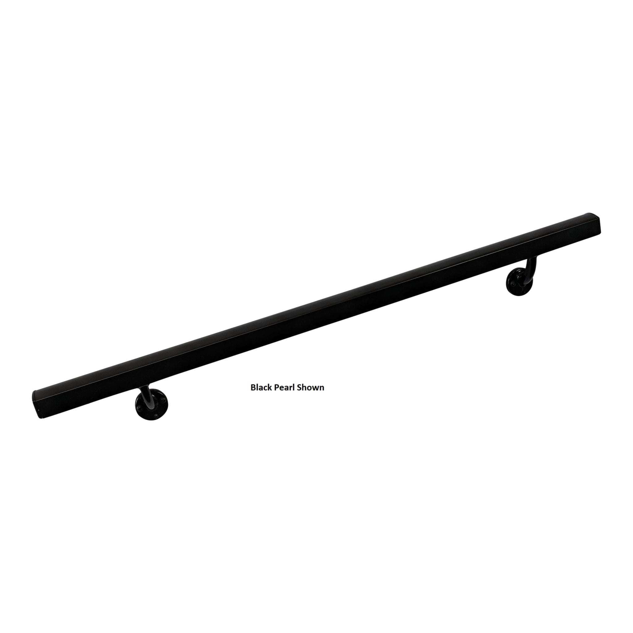 Aluminum Handrail Direct AHR Aluminum Wall Handrail w/ Mounts (11 ...