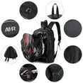 AHR HA-01 Motorcycle Helmet Bag Waterproof Large Capacity Backpack ...