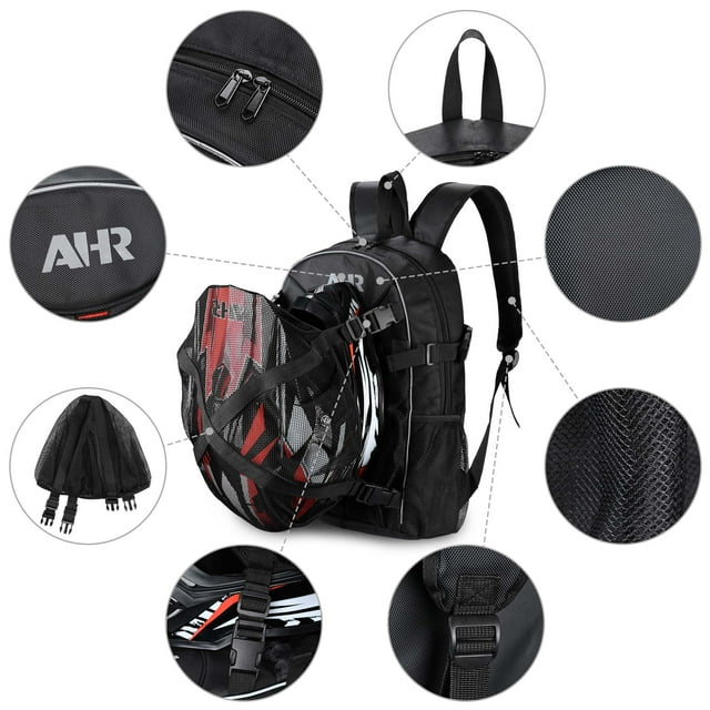 AHR HA-01 Motorcycle Helmet Bag Waterproof Large Capacity Backpack ...