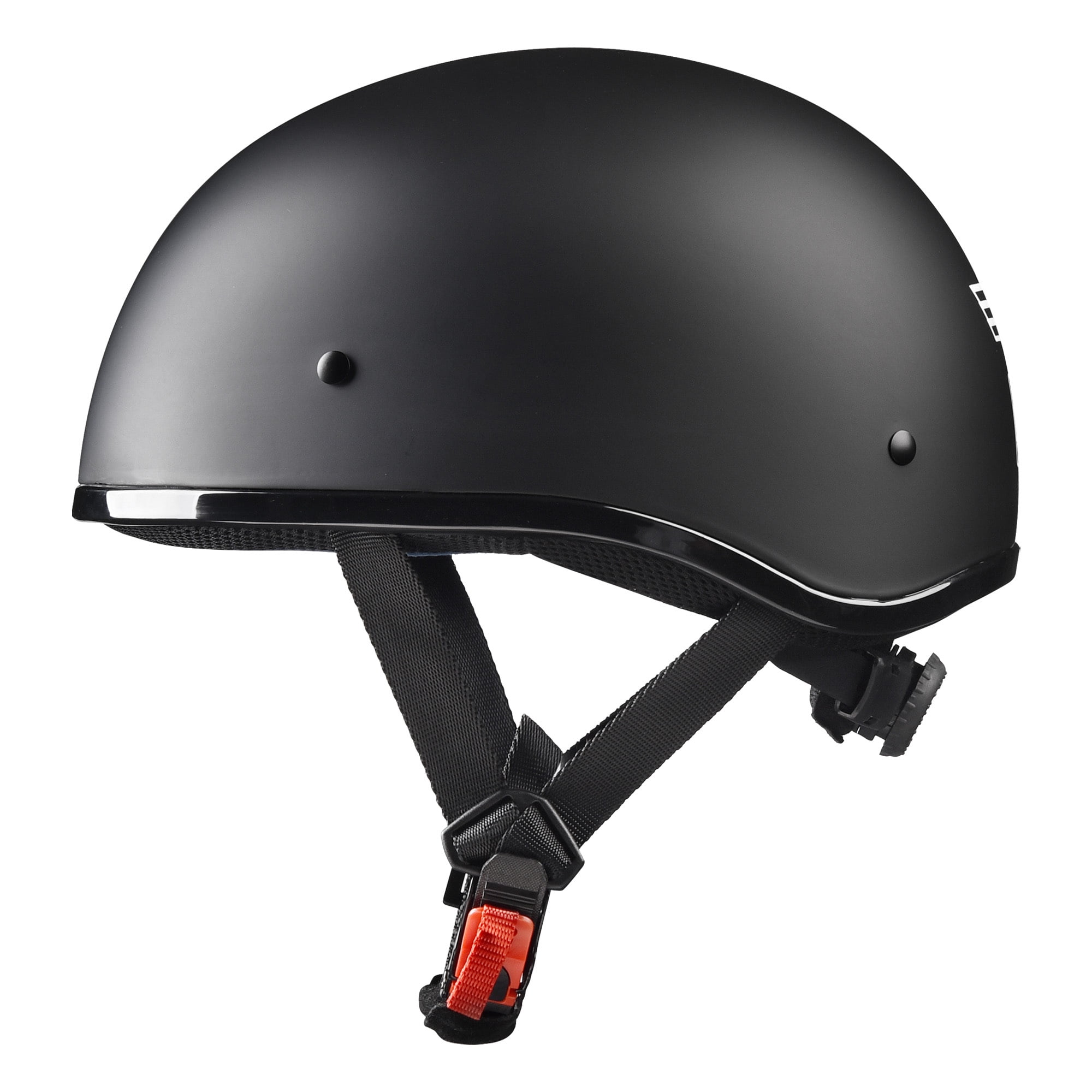 AHR Half Face German Style Motorcycle Helmet DOT Chopper Cruiser ...
