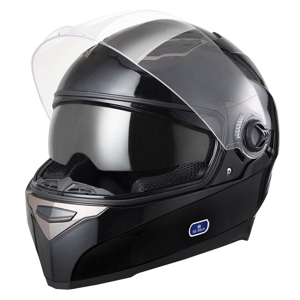 AHR RUN-F1 DOT Motorcycle Full Face Helmet Dual Visors Sun Shield ...