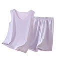 AHTJRT 2 Piece Loungewear Set for Kids Comfy Tank Tops and Elastic ...