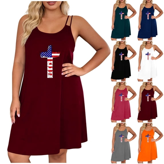 AHTJRT 4th of July Nightgowns for Women 250 Years Anniversary American ...