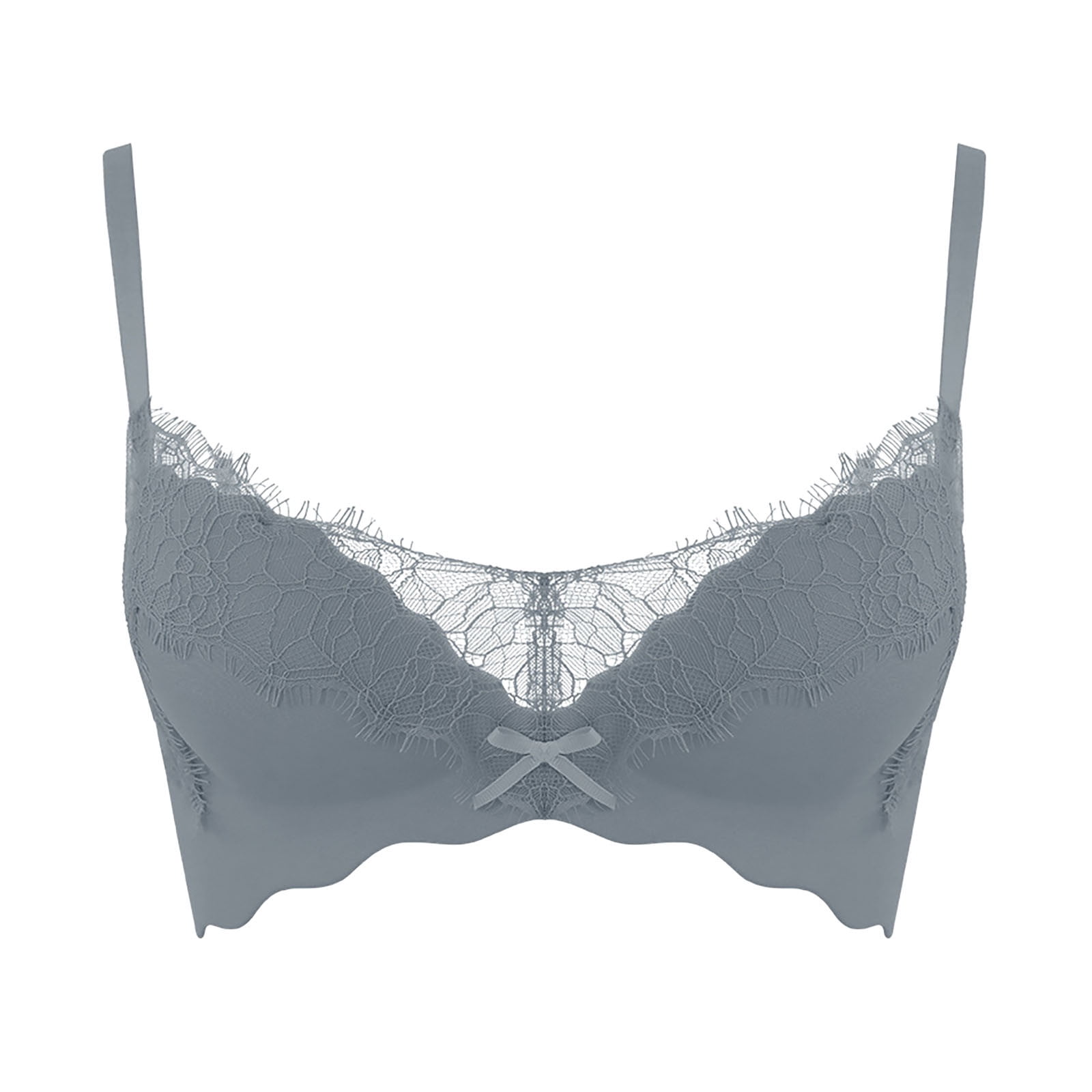 AHTJRT Balconette Bras for Women Sheer Mesh See Thru Plunge Bralette ...