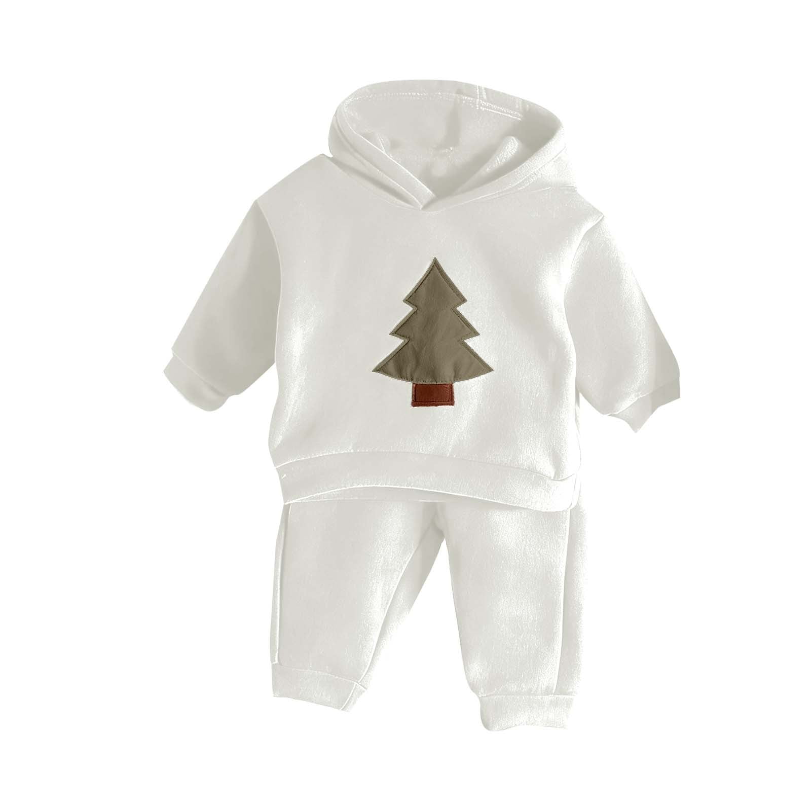 AHTJRT Boys Girls Sweatsuit Tree Patterns Printed Clothes Outfits 2 ...