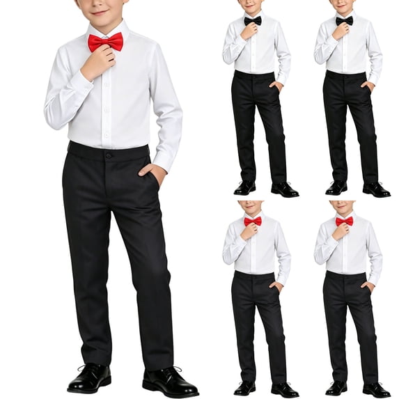 AHTJRT Boys Uniform Sets College Style Performance School Uniform Suits ...