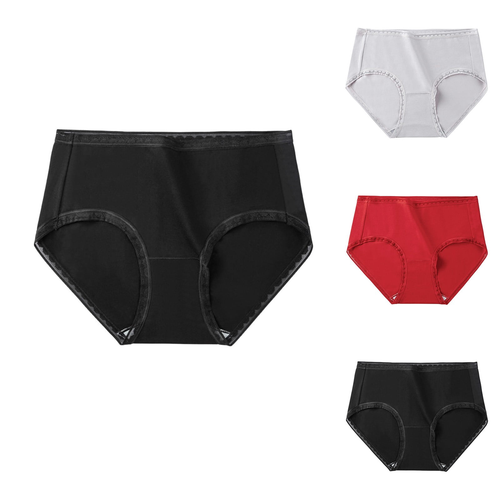 AHTJRT Cotton Briefs for Women Stretch Ultra Breathable Seamless ...