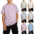 AHTJRT Crewneck Short Sleeve T-Shirt for girls Fashion Letter Print Tee ...