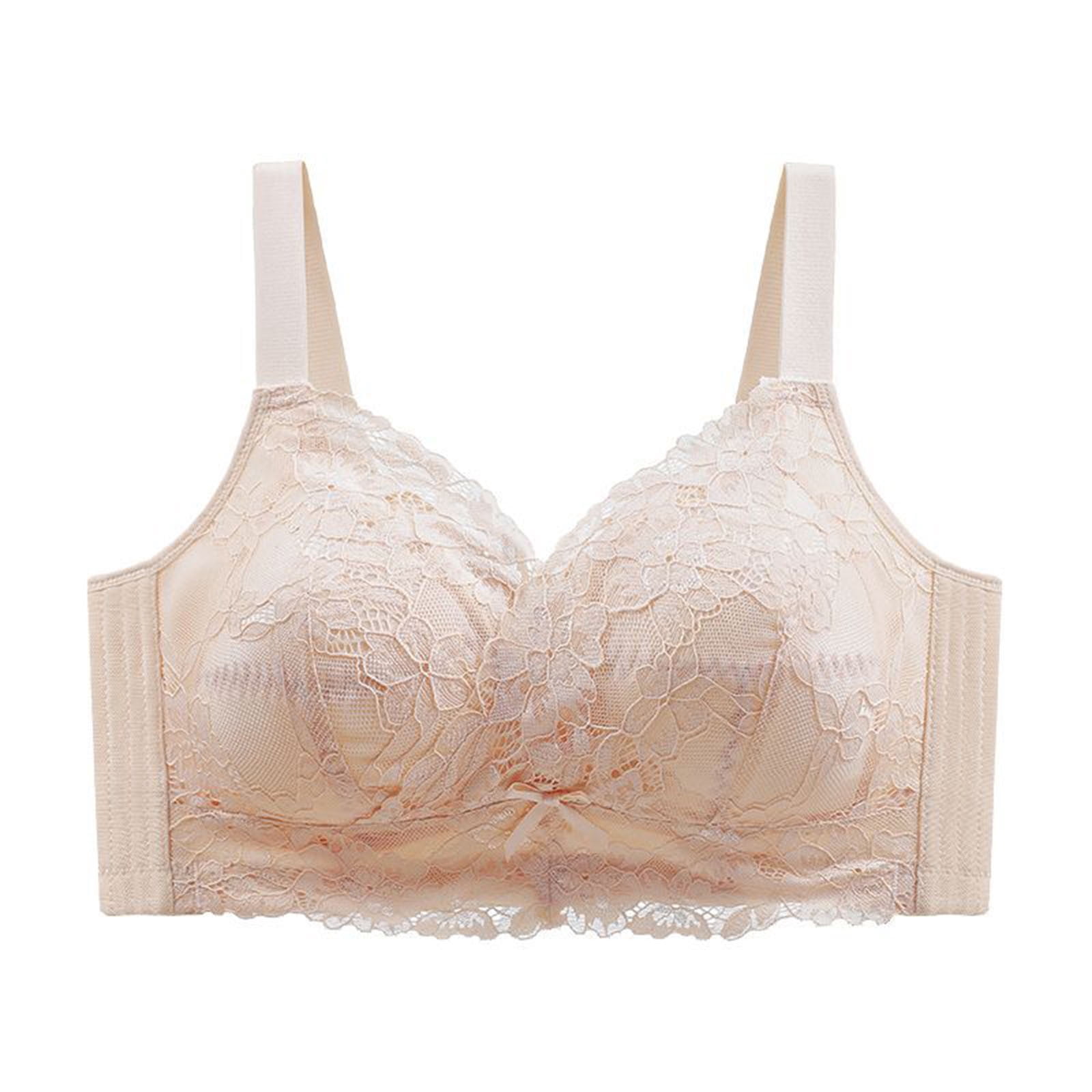 AHTJRT Daisy Lace Bras for Women Floral Elegant Supprotive Full ...