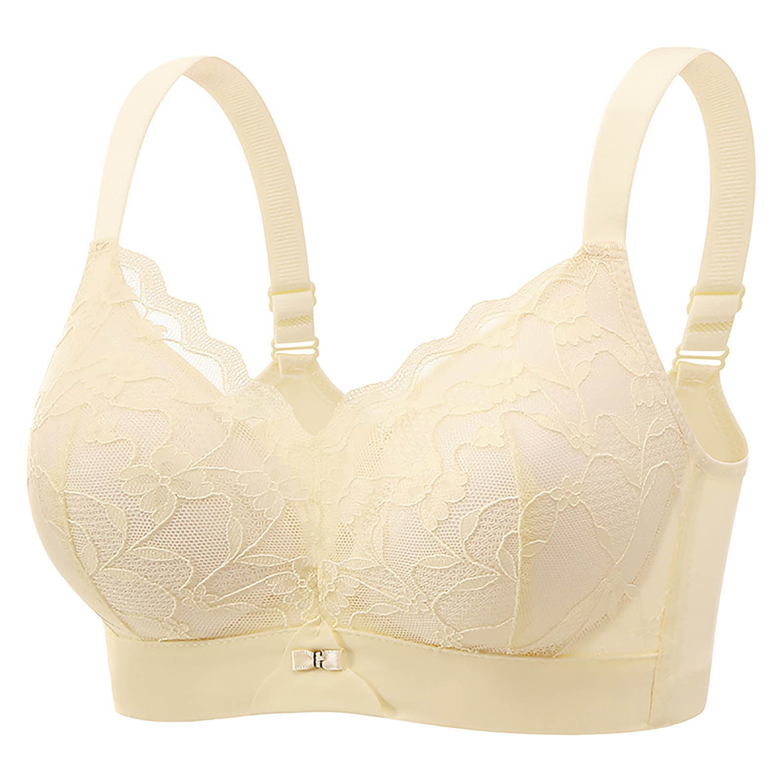 AHTJRT Daisy Lace Bras for Women Full Coverage Breathable Sheer See ...