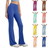 AHTJRT Flare Leggings for Women Stratchable High Rise Tummy Control ...